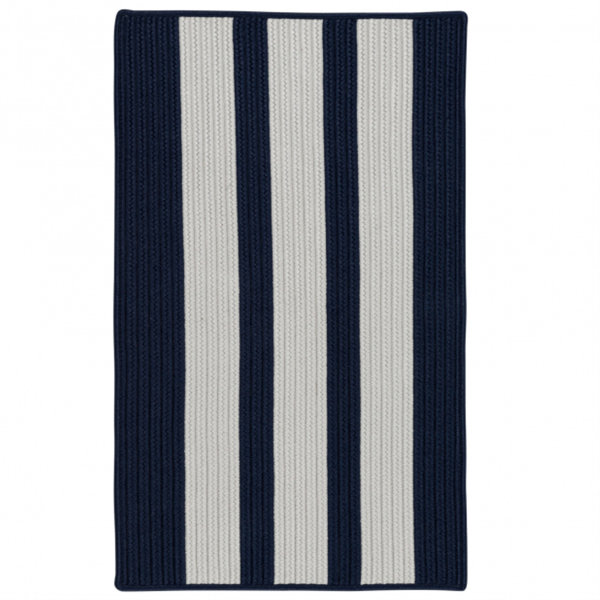 Highland Dunes Tapis réversible intérieur / extérieur Wes - bleu marine - Wayfair Canada